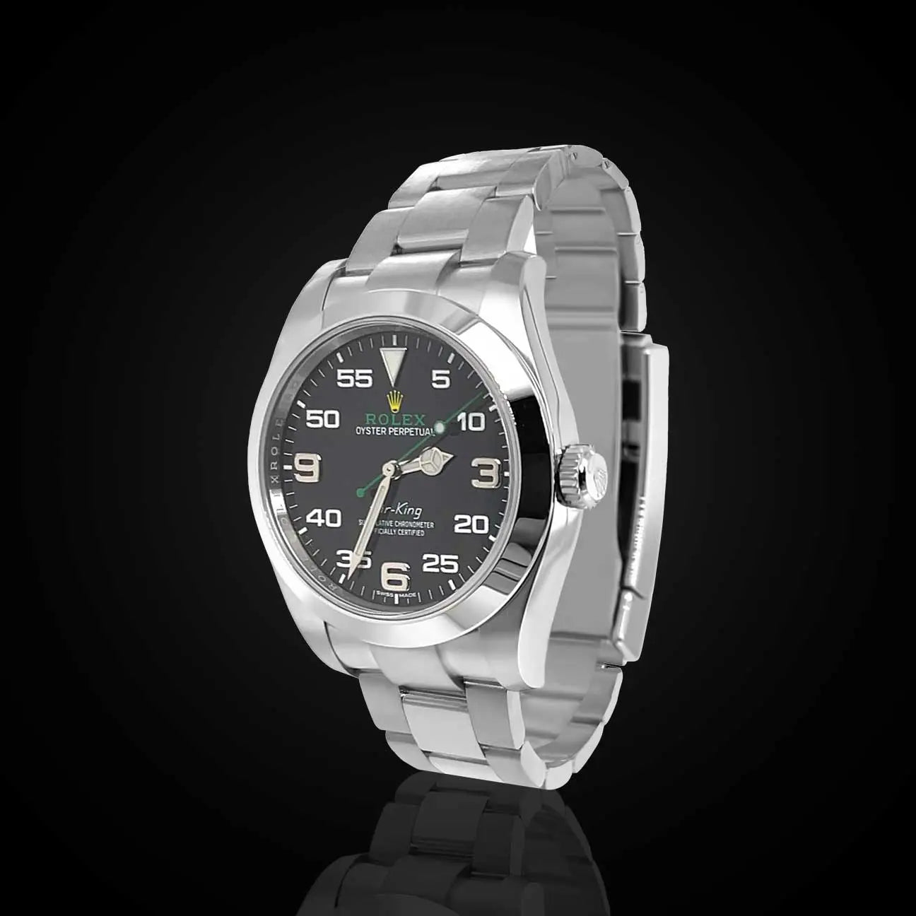 Rolex AirKing 40 mm Black Dial 126900-0001 | Watch Cult – The Watch Cult