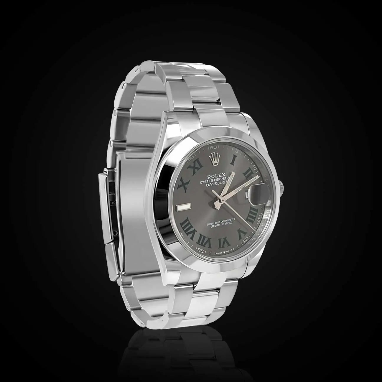 Rolex Datejust 41 mm Slate Dial 126300-0013 | Watch Cult – The Watch Cult