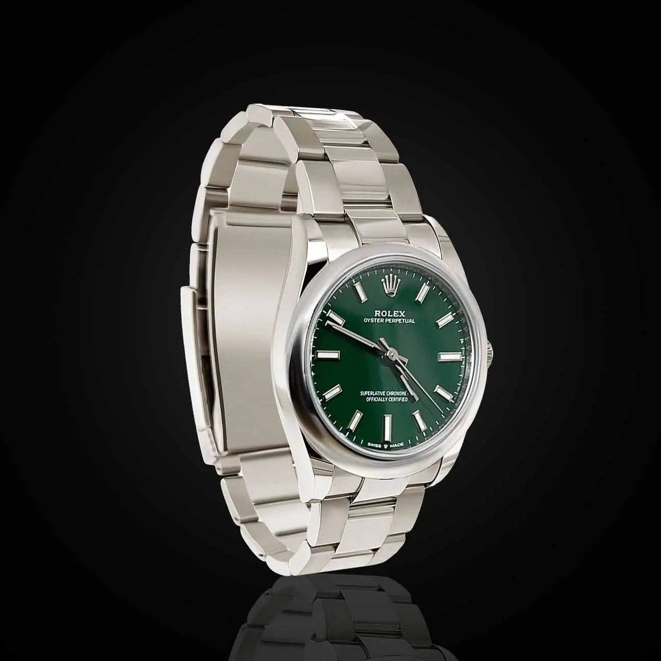 Rolex Oyster Perpetual 31 mm Green Dial 277200-0006 | Watch Cult – The ...