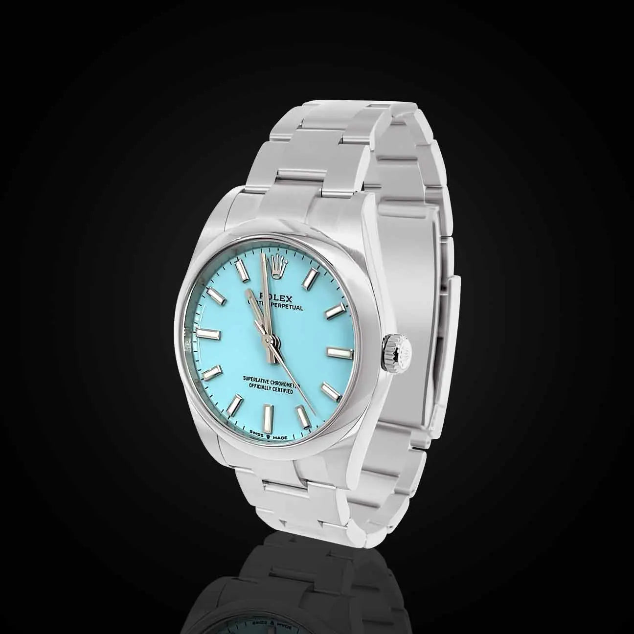 Rolex Oyster Perpetual 31 mm Turquoise Blue Dial 277200-0007 – The ...
