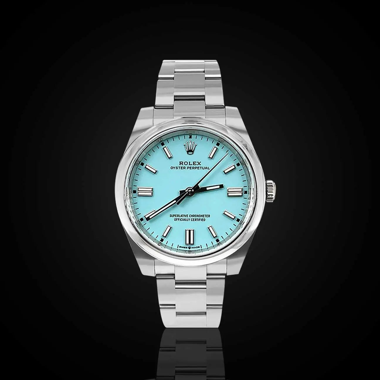 Rolex Oyster Perpetual 36 mm Turquoise blue Dial 126000-0006 – The ...